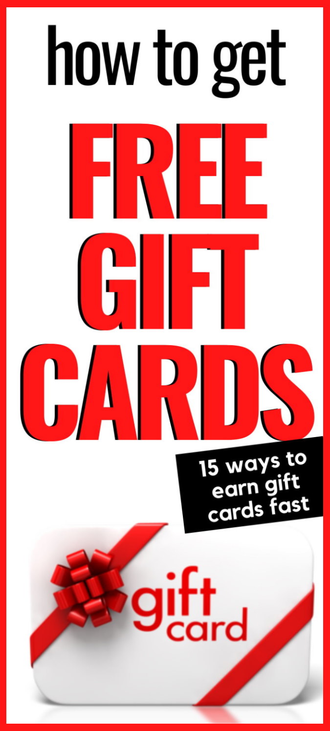 How To Get Free Gift Cards Fast 15 Ways To Earn How To Get Free Gift Cards Fast 15 Ways To Earn